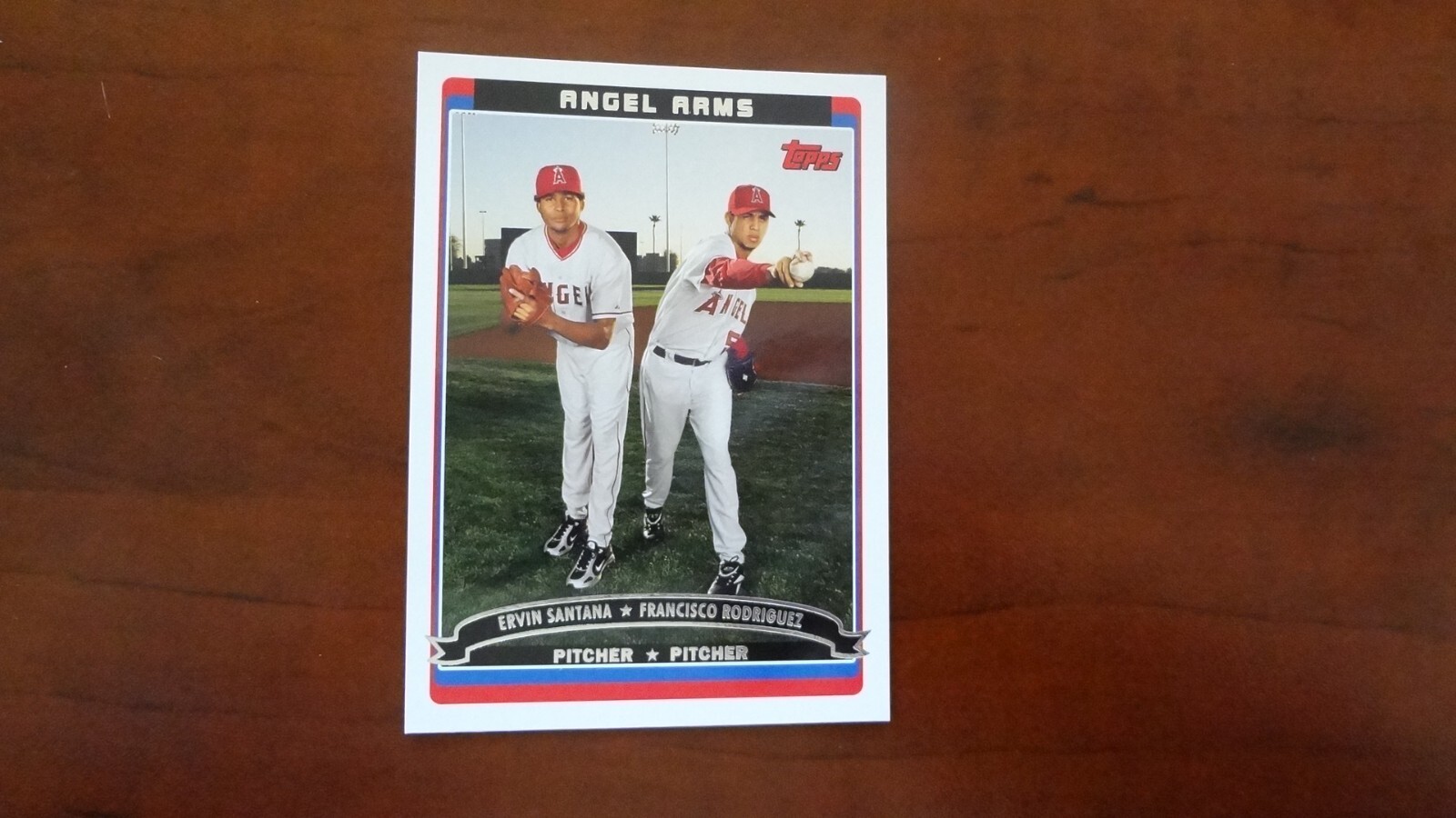 2006 TOPPS # 660 ANGEL ARMS ERVIN SANTANA/FRANCISCO RODRIGUEZ BASEBALL ...