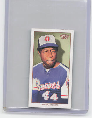 2002 Topps 206 #287b Hank Aaron Mini | eBay