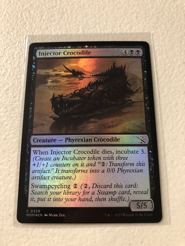 Injector Crocodile Foil March of the Machine MOM MTG Magic Pack Fresh ...