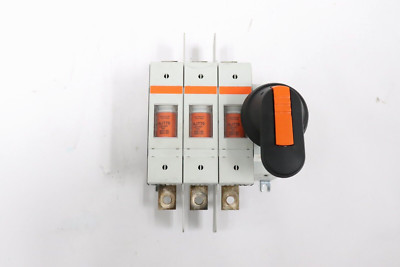 Mersen M100J30 Disconnect Switch 3-Phase 600VAC 100A w/ 3x AJT70 Fuses ...