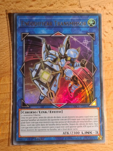 Encode Talker YUGIOH SAST ULTRA RARE PORTUGUESE 1st ED NM #0451 | eBay