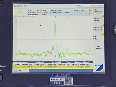 Viavi JDSU 6000A V2 + OSA-110M 1250 - 1650 nm OSA Optical Spectrum ...