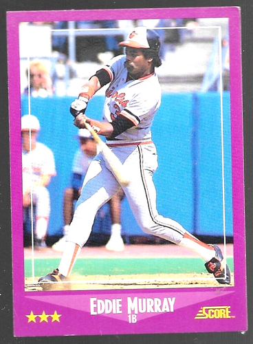 1988 Score Eddie Murray 18 Of 660 Baltimore Orioles Baseball Card | eBay