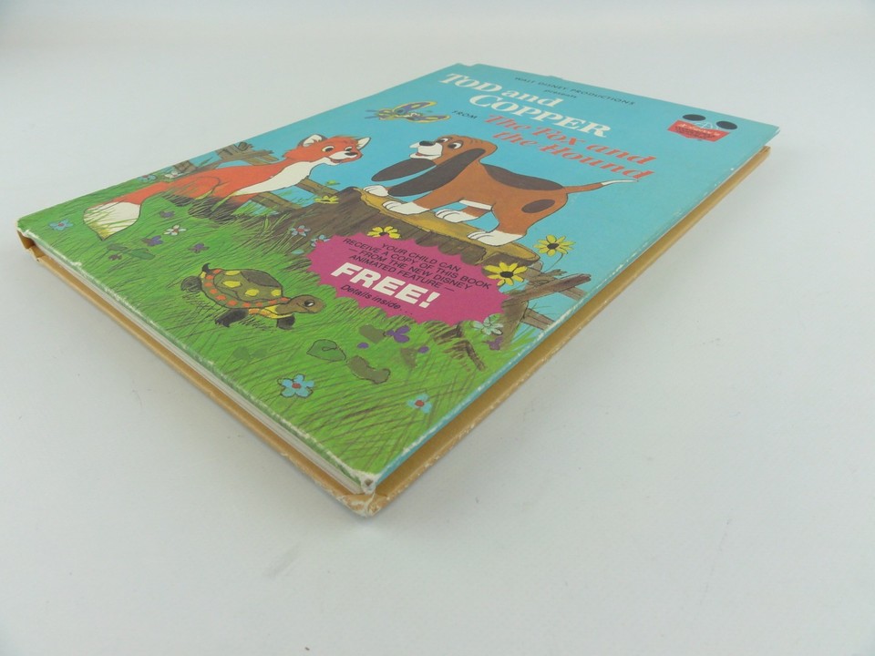 Tod and Copper from The Fox and the Hound Walt Disney 1981 Hardcover ...