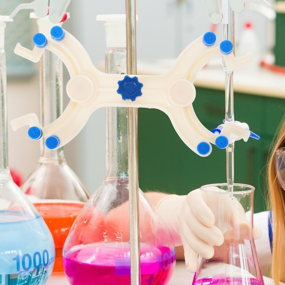 Plastic Double Clamp Buret Clip Laboratory Equipment for Titration ...