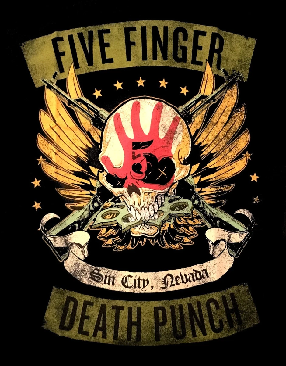 Five Finger Death Punch Skull Logo Wallpaper