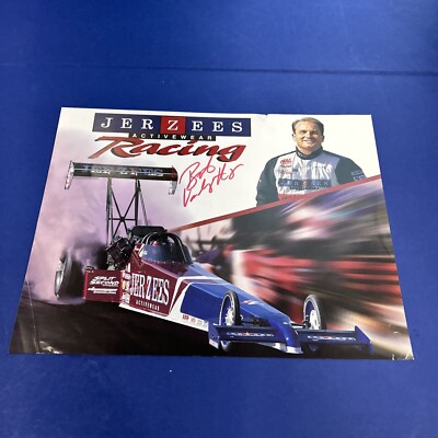 NHRA Bob Vandergriff Jr. Autographed Promotional Card Handout 8.5x11 | eBay
