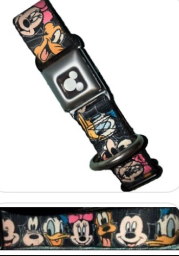 BUCKLE-DOWN Disney Mickey Minnie Mouse Pluto Goofy Donald Duck Dog ...