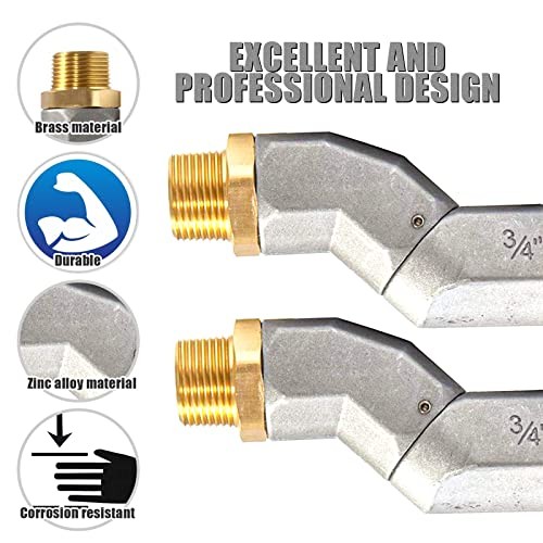 3/4 Inch NPT Fuel Hose Swivel 360 Rotating Connector Multi Plane Swivel ...