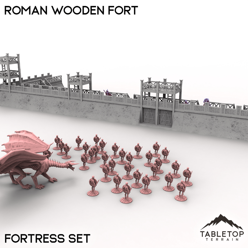 Roman Wooden Fort - Fantasy DND Dungeons and Dragons | eBay
