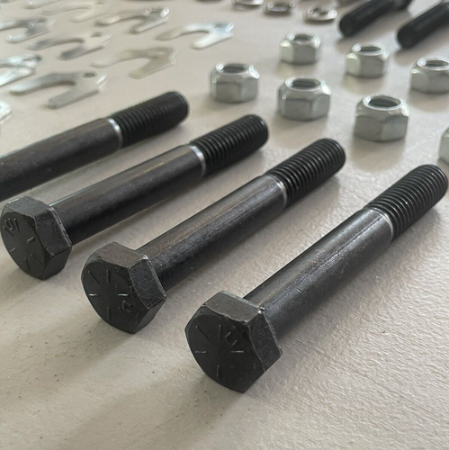 OE Bolts Control arm Bolt Kit Upper & Lower + Shaft Bolts & Shims 48 ...