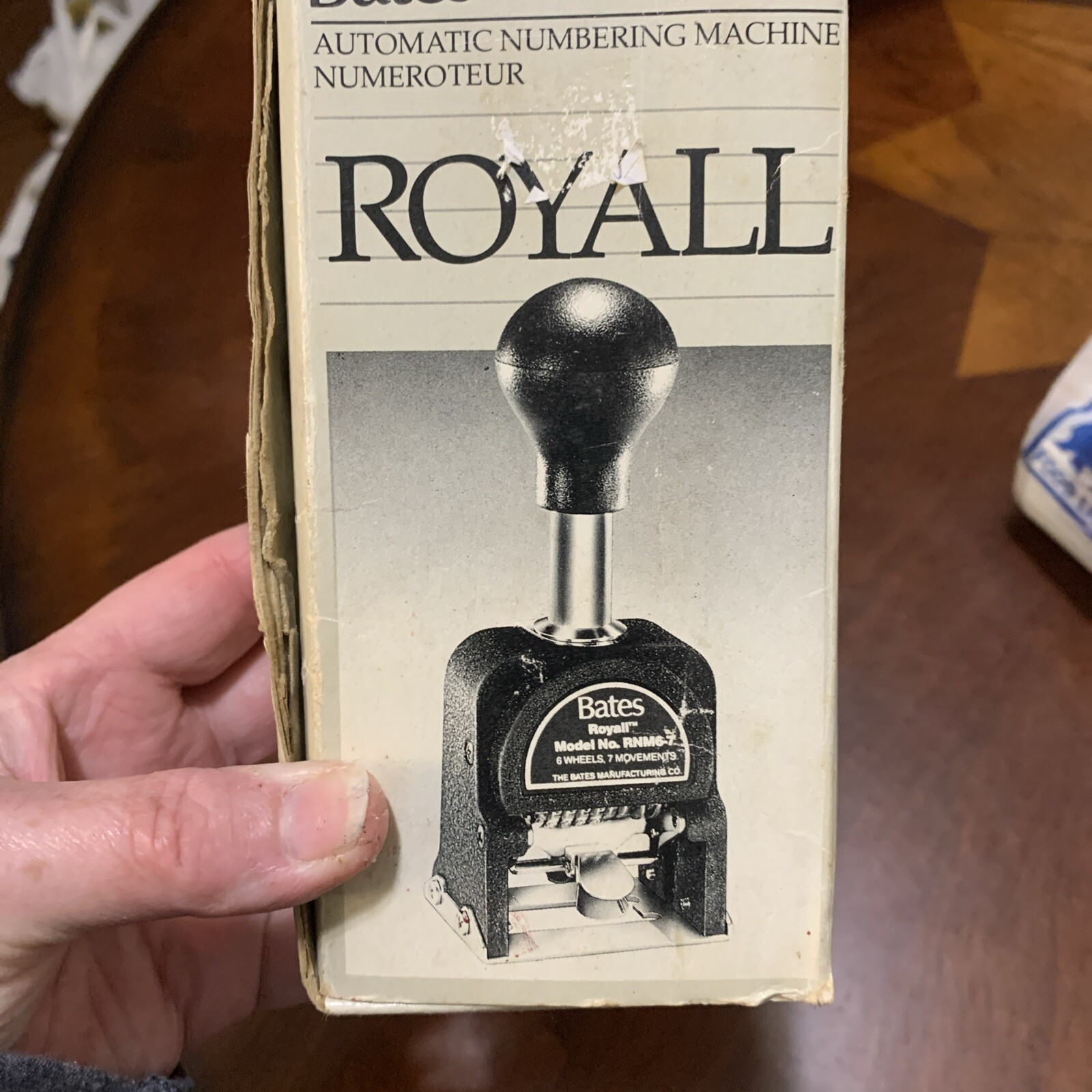 Bates Royall Automatic Numbering Machine Rnm6-7 Estate Find 07112 for ...