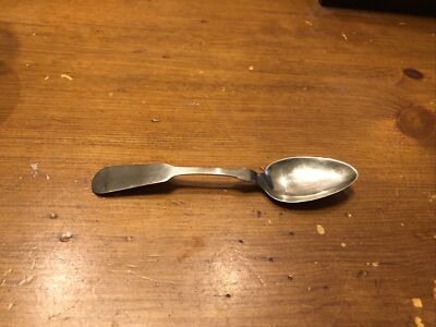 Coin Silver (.900) - Coin Silver Fiddle Back Spoon