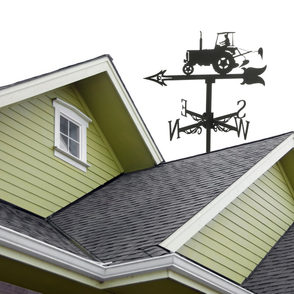 Wind Direction Indicator Kit Roof Mount Decor Metal Tractor Direction ...