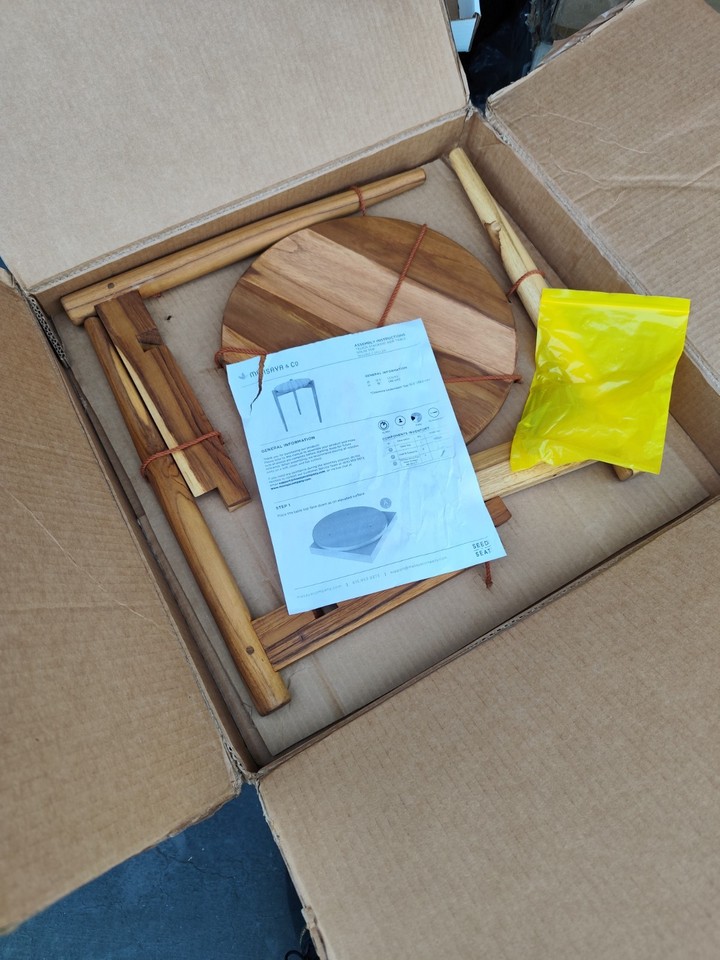 Masaya & Co Telica Stacking Side Table/ Wine Solid Wood Top Modern ...