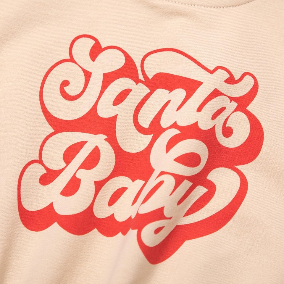 Cute Christmas Outfits Oversized Sweater 9-12 Months, Santa Baby ...