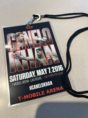 Canelo Alvarez vs Amir Khan Novelty Boxing Lanyard Lets Run It Back. | eBay
