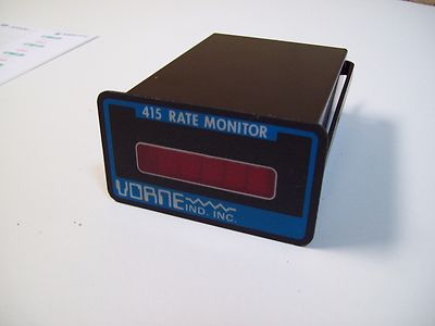 VORNE INDUSTRIES 415-SNK-000-12 RATE MONITOR 415 - USED - FREE SHIPPING ...