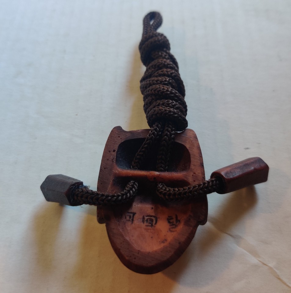 Korean Mask Bolo Tie Vintage Hahoe Theatre Asian Hahoetal Punae Bune ...