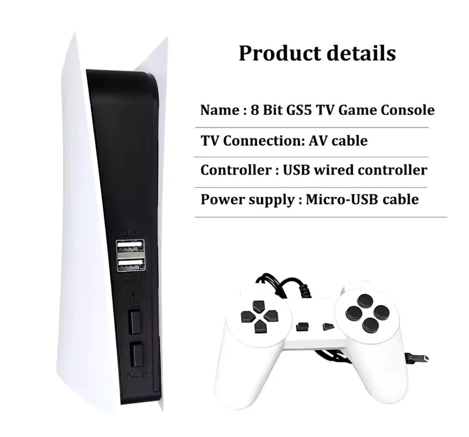 GS5 Game Console - 300 Retro Games (USB Wired Game Player) | eBay