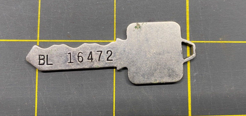 PLAYBOY CLUB MEMBER ORIGINAL KEY 1960'S BALTIMORE-NUMBER BL 16472 | eBay