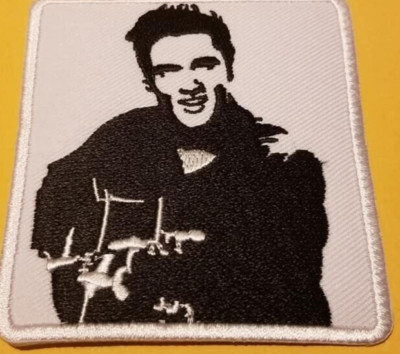 The King Elvis Presley Band Worldwide Ship Embroidered Patch approx. 3x ...