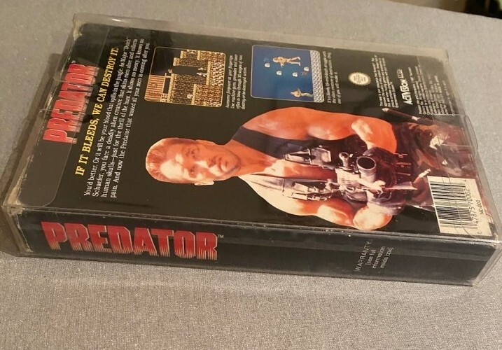 Nintendo NES Game: Predator MATTEL AUS PAL-A CIB METRO Schwarzenegger ...