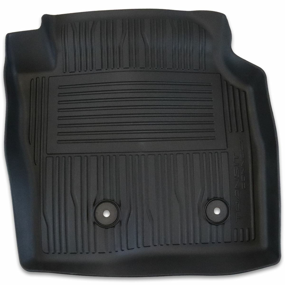 Genuine Ford Transit Connect Front Rubber Floor Mats Tray W/ Logo 2013 ...