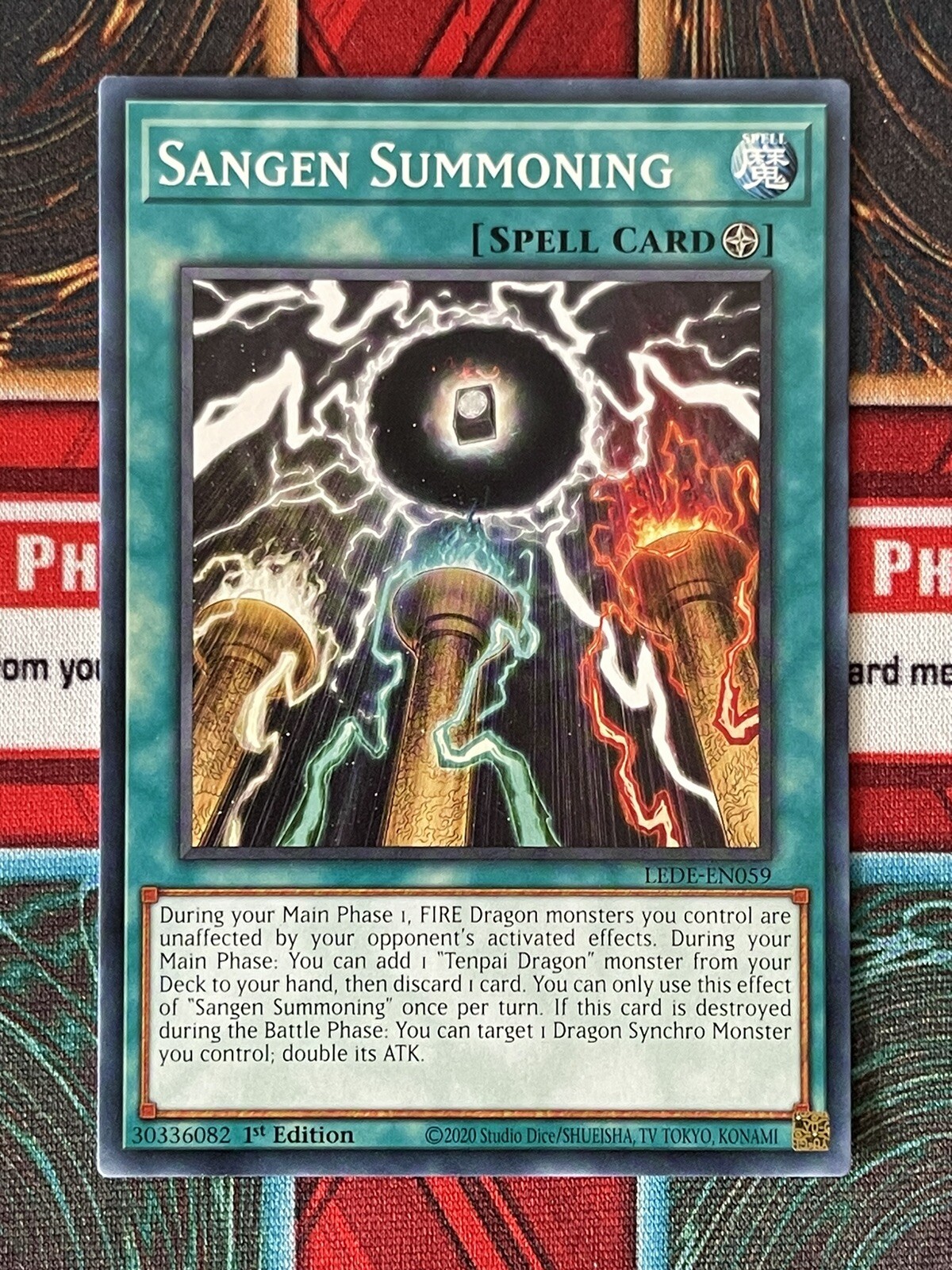 Sangen Summoning | LEDE-EN059 | Common | 1st Ed | Near Mint | eBay