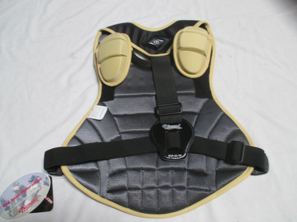 DIAMOND DCP-iX3 FP FASTPITCH SOFTBALL CATCHERS CHEST PROTECTOR(BLACK ...