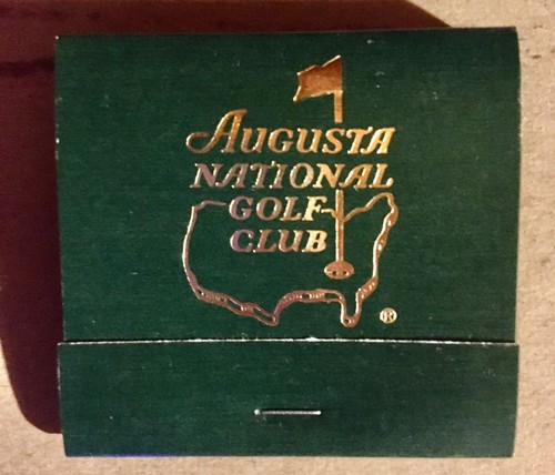 Augusta National Golf Club Members Only Matchbook Master Golf PGA Very ...