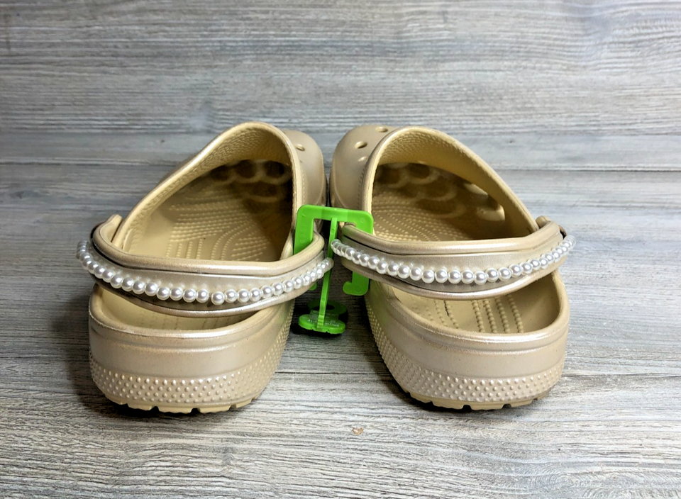 Woman's Sandals Crocs Classic Pearl Strap Clog Size Men's 8, Women's 10 ...