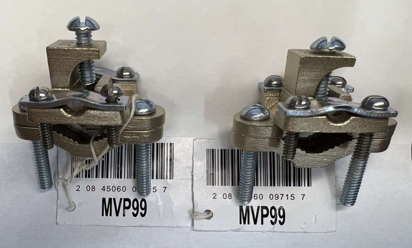 WESTGATE MVP99 DOUBLE GROUND GROUNDING CLAMP FEED FEEDTHROUGH ⭐LOT OF 2 ...