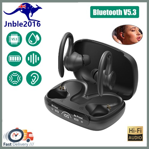 Rechargeable Wireless Earbuds Waterproof Bluetooth Headphone Display ...