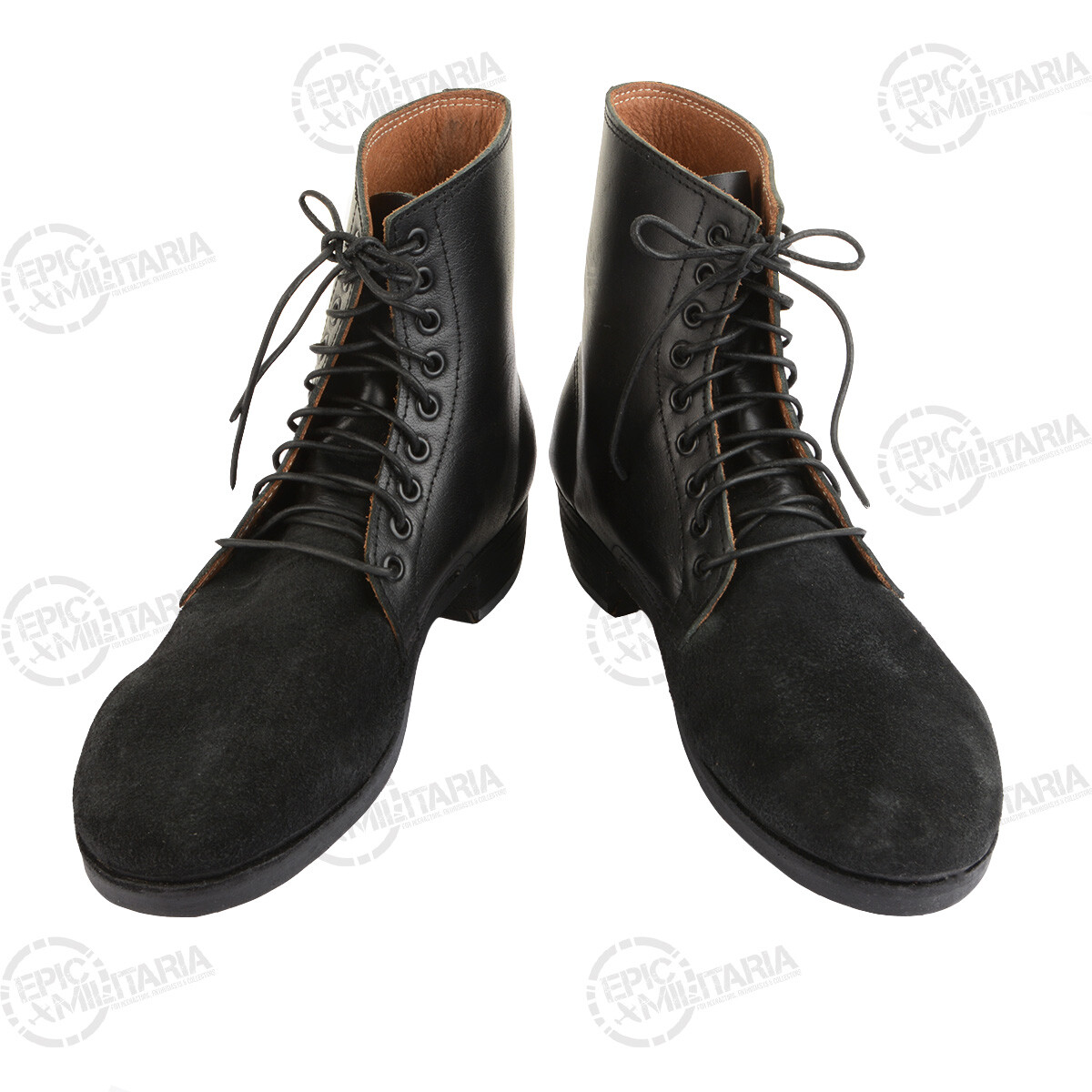 WW2 German M43 Low Boots - WW2 Repro Army Military Hobnail Leather All ...
