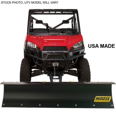 2018+ for Mahindra Roxor UTV Moose Snow Plow Kit USA MADE 72"X17" Blade ...