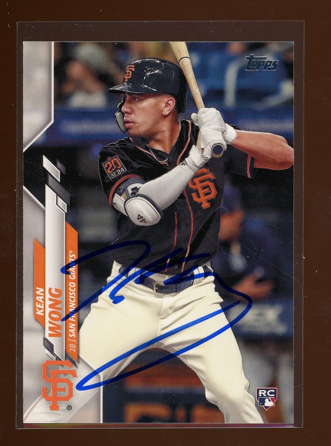 2000 Topps KEAN WONG Signed Card autograph auto RC HAWAII GIANTS | eBay