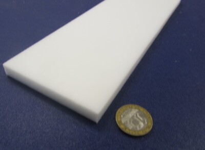 Delrin Acetal Bar 3/8" (.375") Thick x 3.00" Wide x 12" Long White | eBay