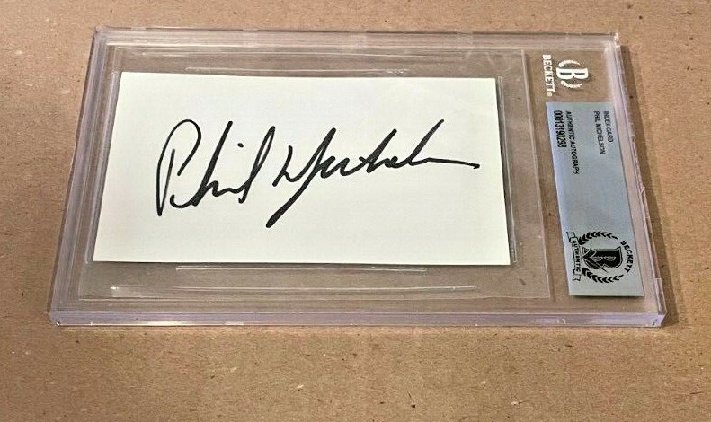 Phil Mickelson Golf Memorabilia & Signed Golf Collectibles