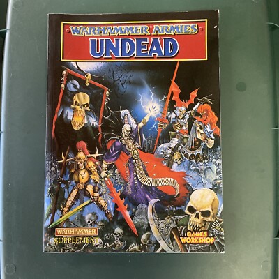 Warhammer Fantasy Armies Undead Army Book 1998 4th Edition Rule book GW ...