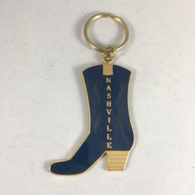 NASHVILLE TENNESSEE COWBOY BOOT Metal Enamel Keychain | eBay