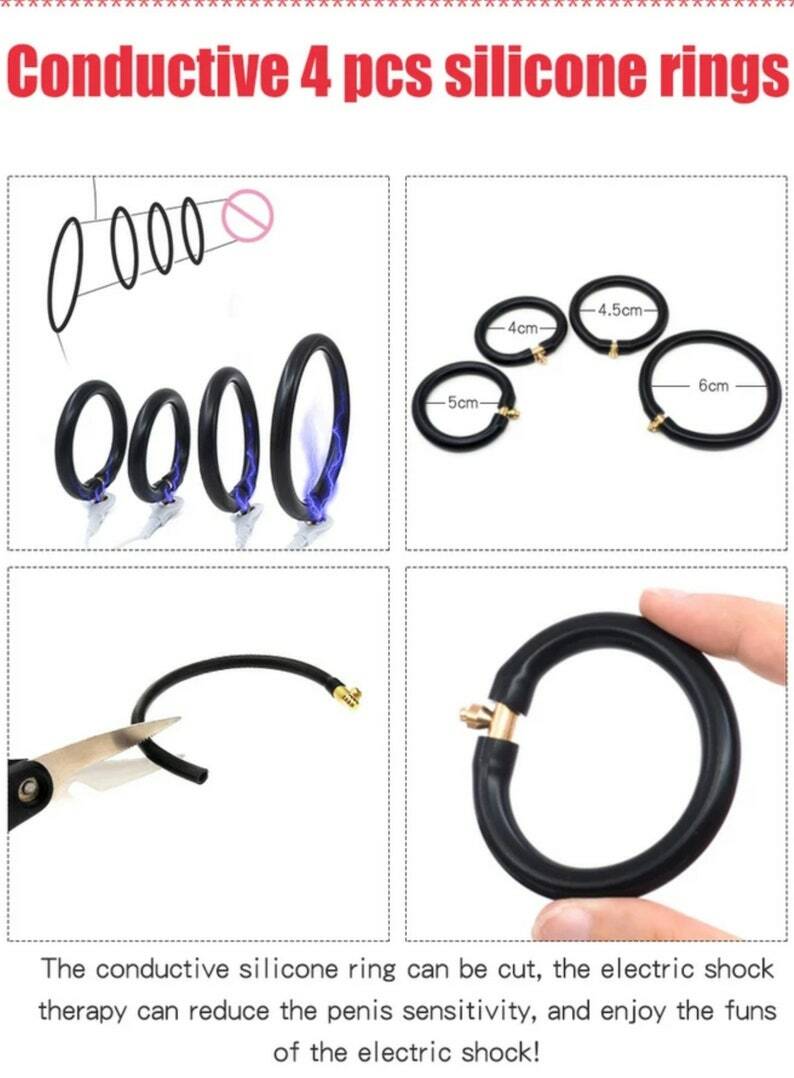 E-Stim Rings Add-on Accessories NO Cables | eBay