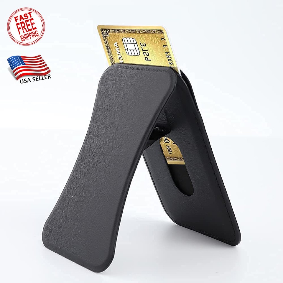 TECKULA Magnetic Cell Phone Wallet, Card Holder & Stand for Android and ...