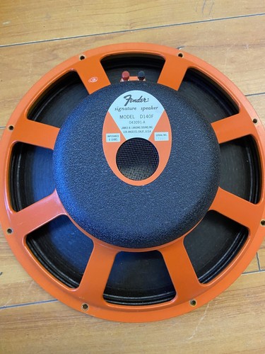 Fender Bassman JBL D140F , 8 ohm 15" orange woofer, driver speaker 1970 ...