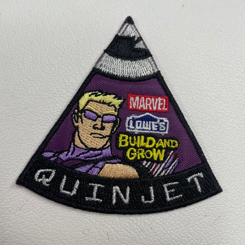 2 3/4” Tall Lowe’s 2015 MARVEL COMICS SUPERHERO HAWKEYE QUINJET Patch ...