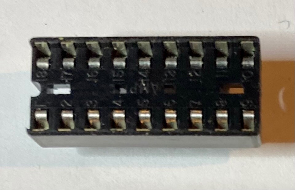 TE Connectivity AMP 2-640359-3 18-pin IC Socket, Lot of 10 pcs. | eBay