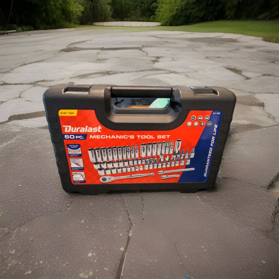 Duralast 60-piece Mechanics Tool Set | eBay