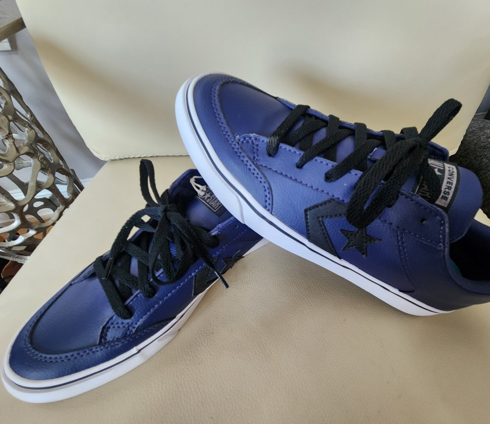 Converse Tobin Seasonal Comfort Cushion Synthetic Leather Navy Men's ...