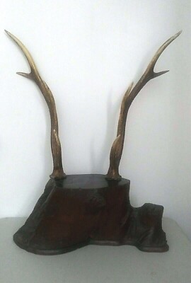Deer antler display stand for your collector knife or swords ... Guns ...