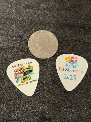Ed Sheeran Collectible Guitar Pick 2023 Tour | eBay